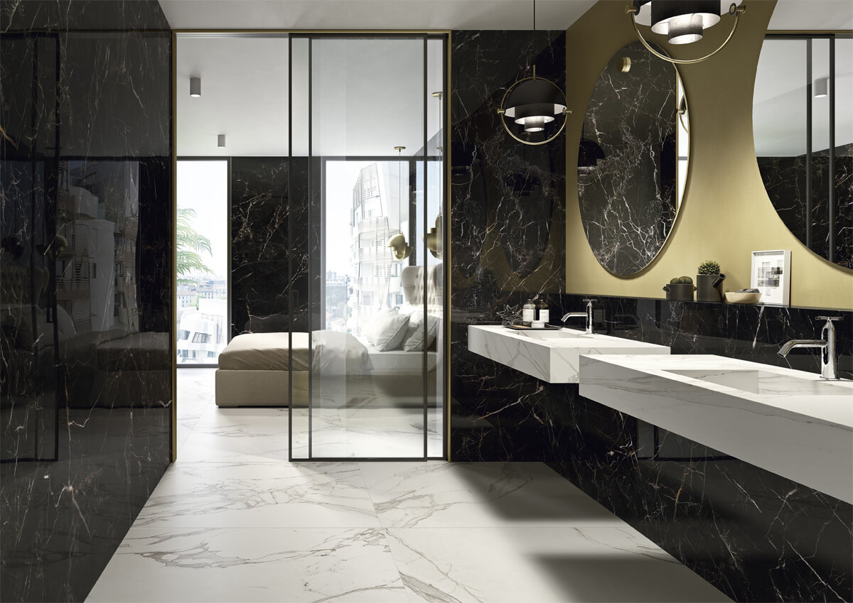 Marble look - a contemporary classic | Caesar Ceramics USA